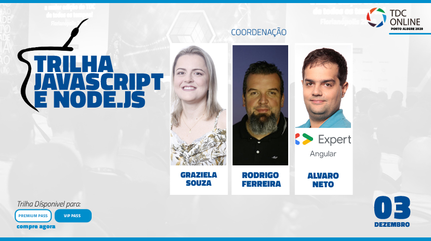 #TheDevConf 2020 | PORTO ALEGRE ONLINE : Trilha JAVASCRIPT E NODE.JS
